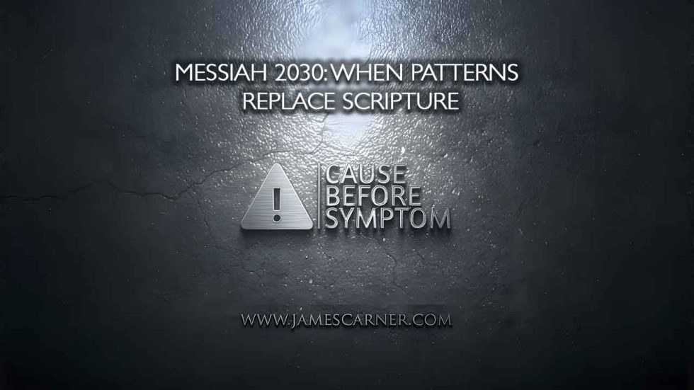 Messiah 2030: When Patterns Replace Scripture | James Carner Official